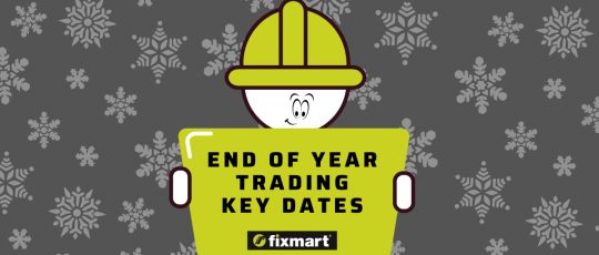 Advance Notice: Stock Take, End of Year Trading and Deliveries