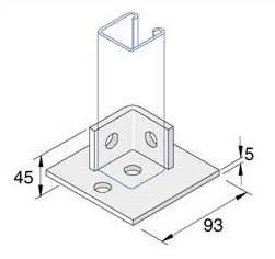 Base Plate 100mm | Fixmart
