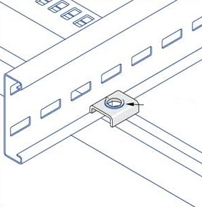 Unistrut Cable Ladder Hold Down Clamps | Fixmart