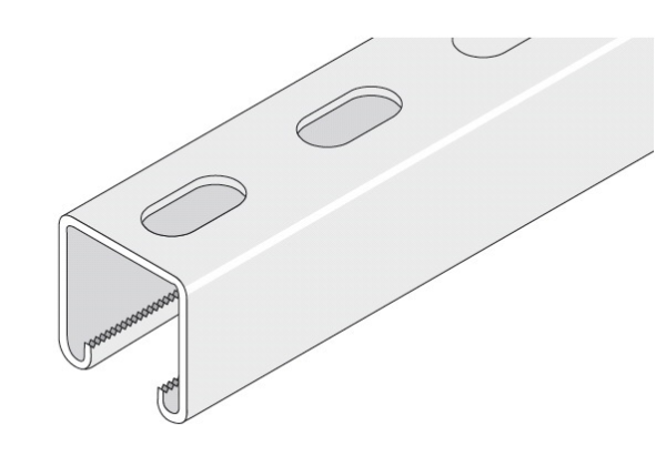 Unistrut P3300t10 41x21 Slotted Pregalvanised Channel 6m
