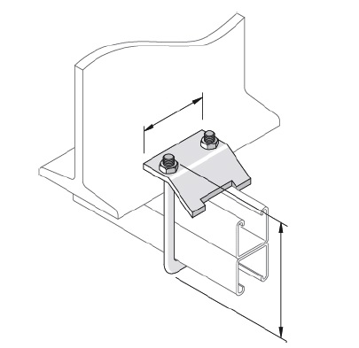 U Bolt Beam Clamp (Back to Back Channel) | Fixmart
