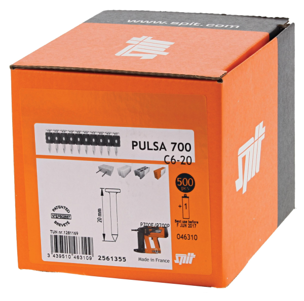 Pulsa Standard Concrete Nails (Pack of 500) | Fixmart