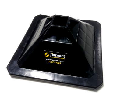 H Frame Single Square Plastic Foot (305MM) | Fixmart