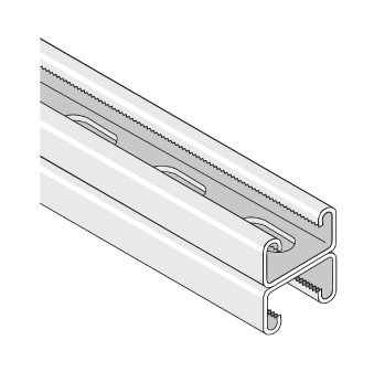 41 x 21 Back to Back Slotted 2.5mm Channel | Fixmart