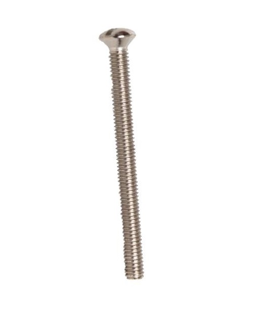 Raised Countersunk Head Slotted - Nickel Plated Machine Screws