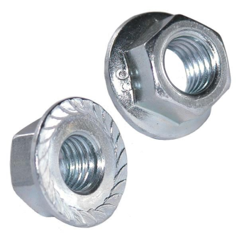 BZP Serrated Flange Nut | Fixmart